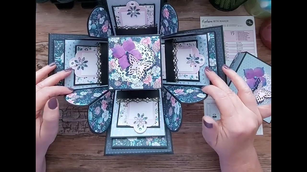 Foto Explosion Box Mini Album door Marja's designs. - YouTube