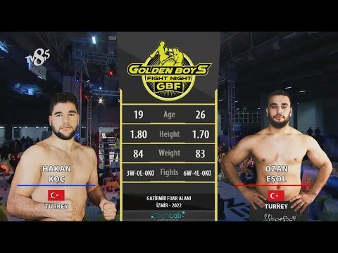 HAKAN KOÇ VS OZAN EŞOL FULL ORJINAL VIDEO FIGHT NAKAVT (KNOCK OUT) | GOLDEN BOYS