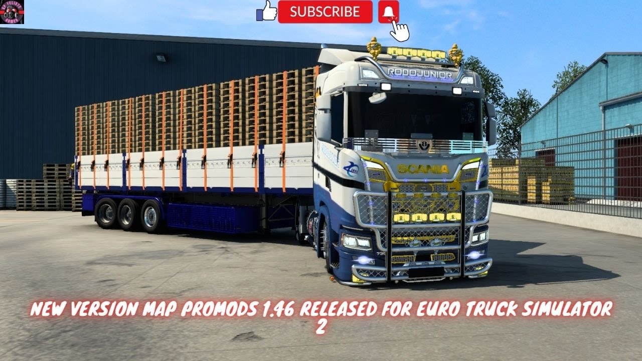 EURO TRUCK SIMULATOR 2 - NEW VERSION MAP PROMODS 1.46 RELEASED - YouTube