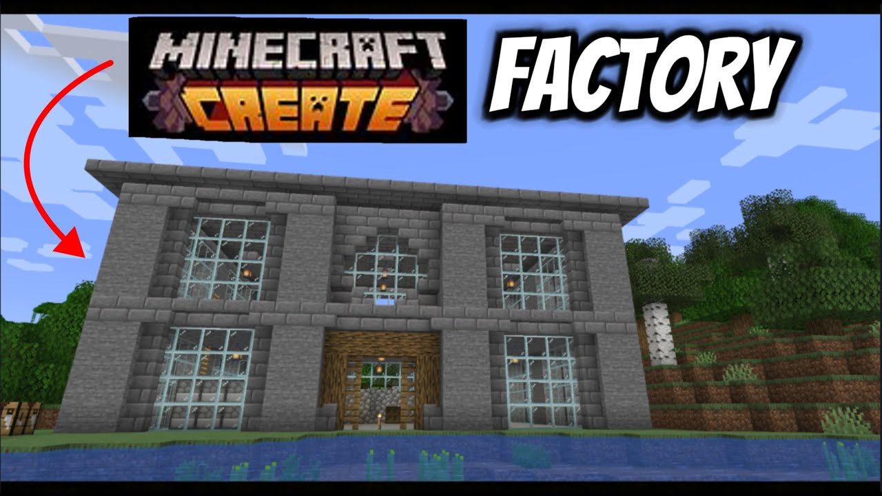 I made a factory in Minecraft create! create survival - episode 2 - YouTube