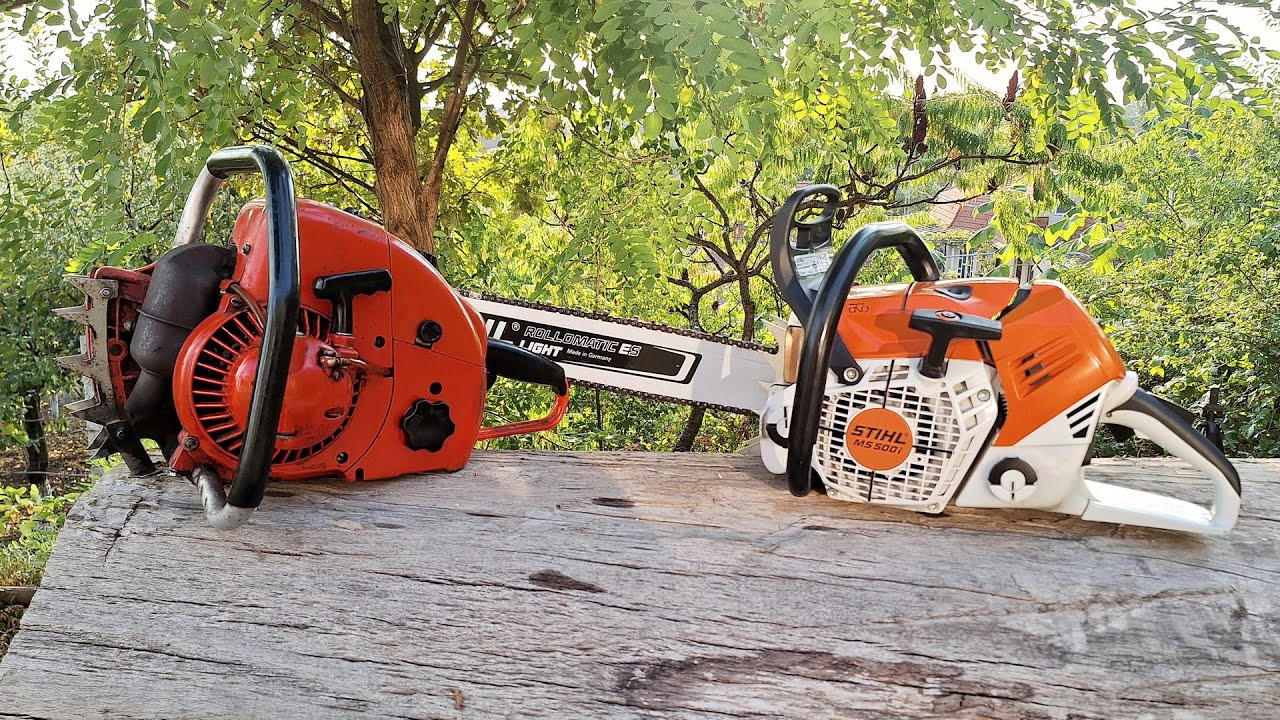 1967 versus 2020 - Dolmar CC vs Stihl MS 500i (same chain, .375 8 pin ...