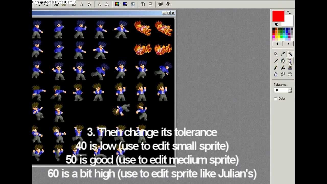 Little Fighter 2 - Edit Sprites Tutorial - YouTube
