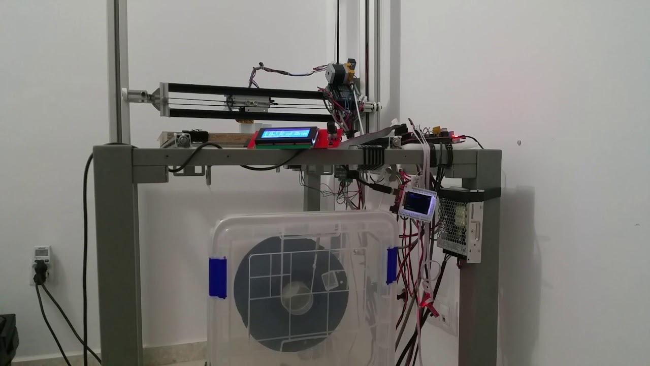 Crane 3d printer flow test - YouTube