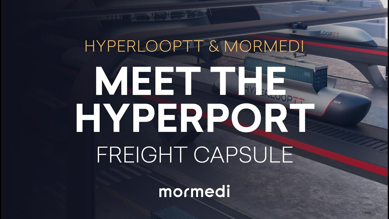 Meet the HyperPort freight capsule, by HyperloopTT & Mormedi - YouTube