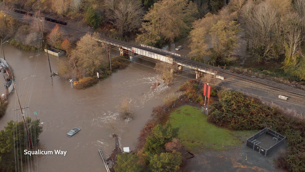 Bellingham, Washington Flooding: November 15th, 2021 - YouTube