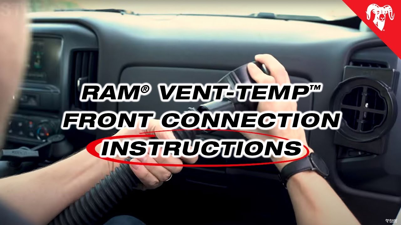 RAM® Vent-Temp™ Front Connection Instructions - YouTube