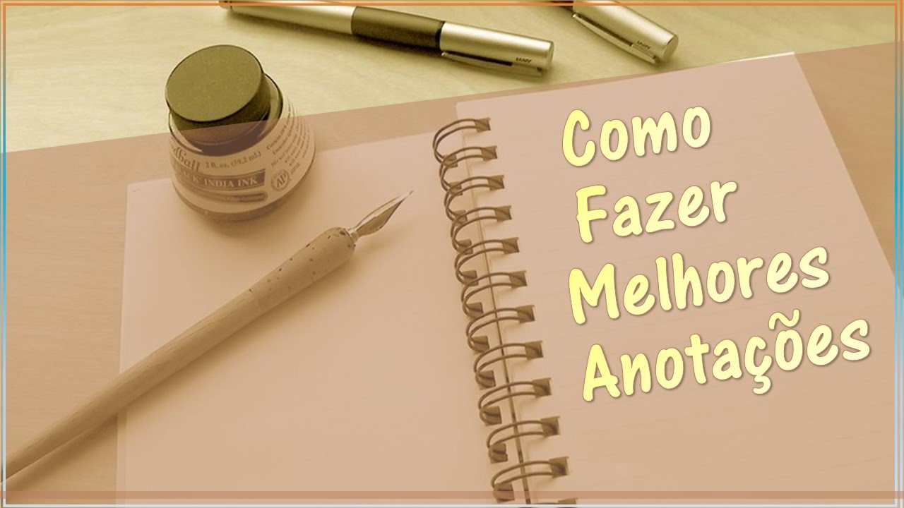 Anotar melhor suas aulas - YouTube