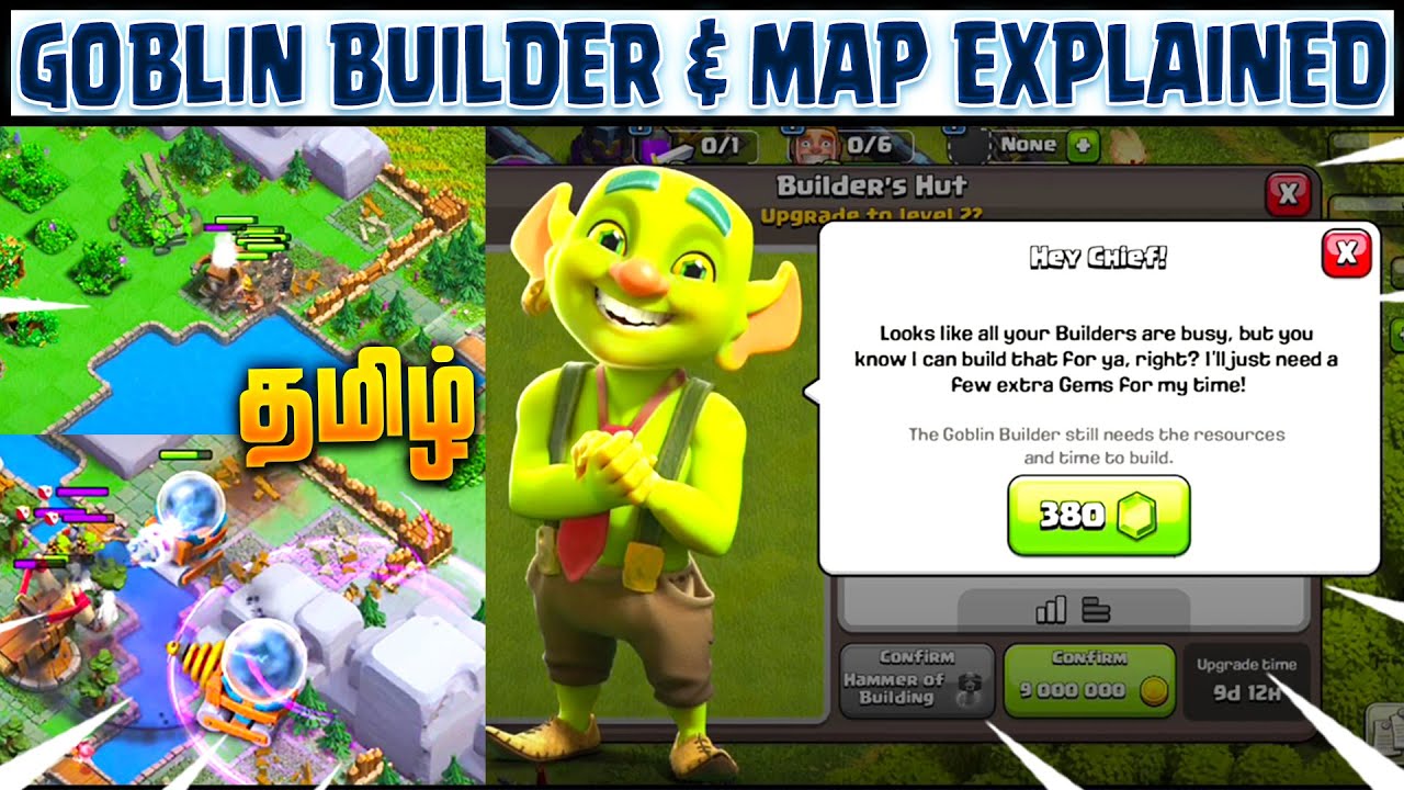 New Goblin Builder & Goblin Mines - Explained | Clash of Clans (Tamil ...