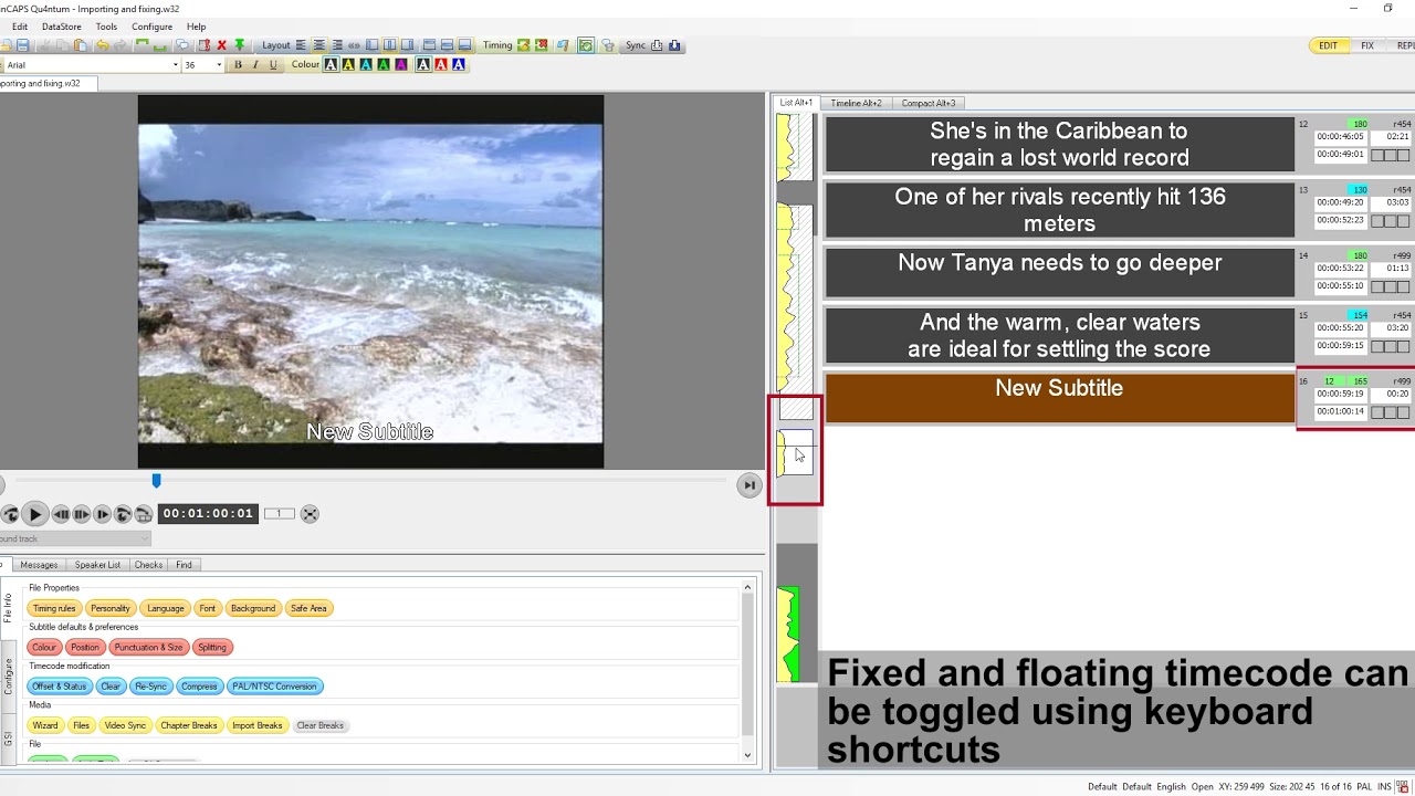 Wincaps Q4: Timecode - YouTube