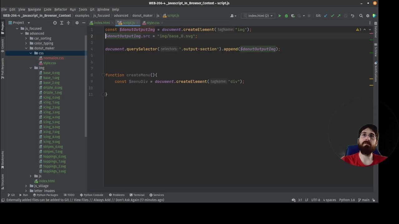 JavaScript - Donut Maker - YouTube