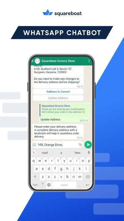 Presenting Whatsapp Chatbot Service By Squareboat Youtube