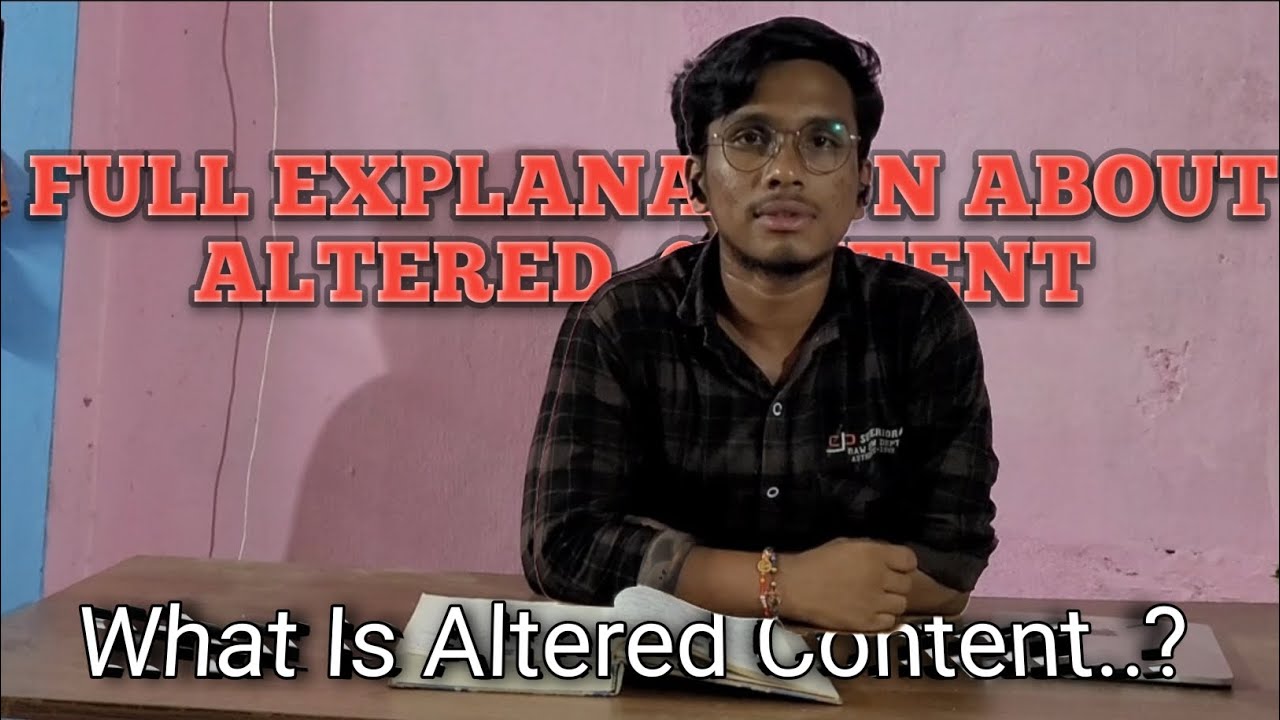 What is Altered Content Feature in Youtube #alteredcontent # ...