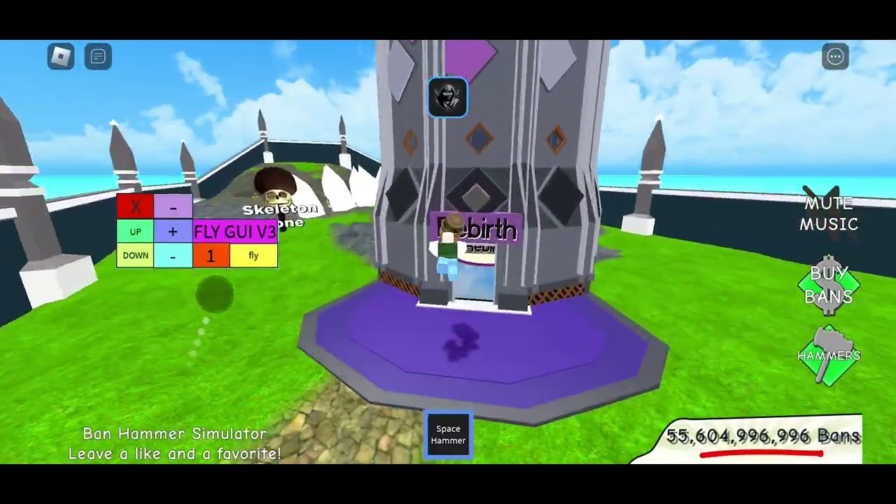 Roblox Ban Hammer Simulator 3rd Rebirth - YouTube