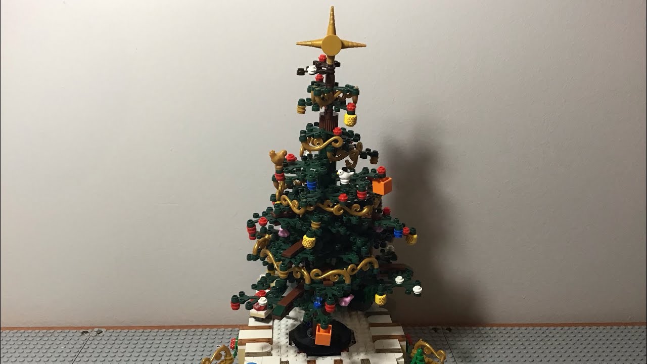 Lego Christmas tree moc - YouTube