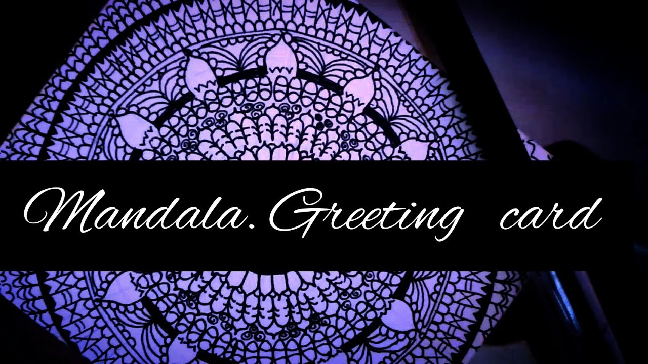 Mandala greeting cards.//easy and creative// - YouTube