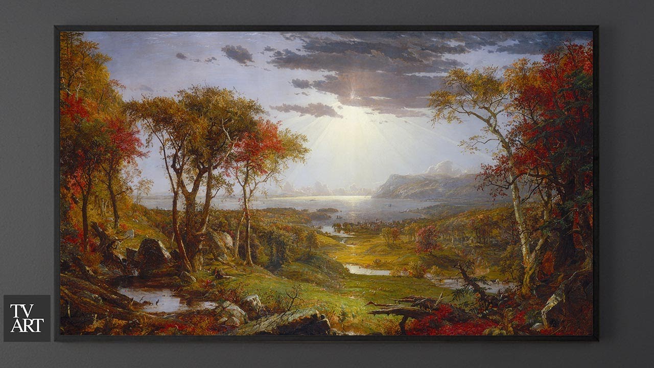 TV Art Screensaver | Autumn Horizon | 2 Hour 4K Vintage Fall Paintings ...