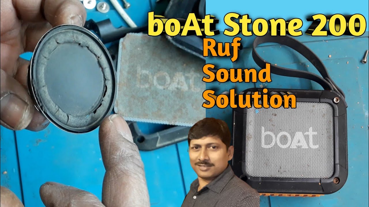 boAt stone 200 Bluetooth speaker ruf OR फटा sound ko kaise Repair Kar ...