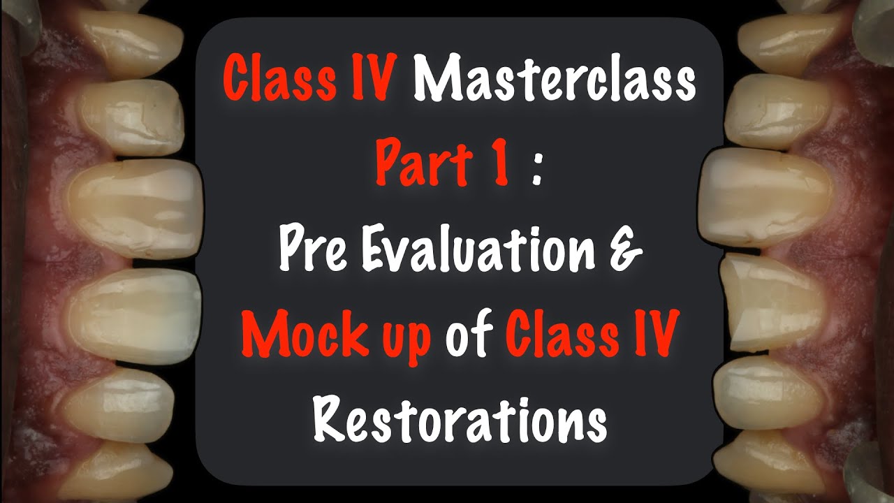 Class IV Masterclass Part 1 : Pre Evaluation & Mock up of Class IV ...