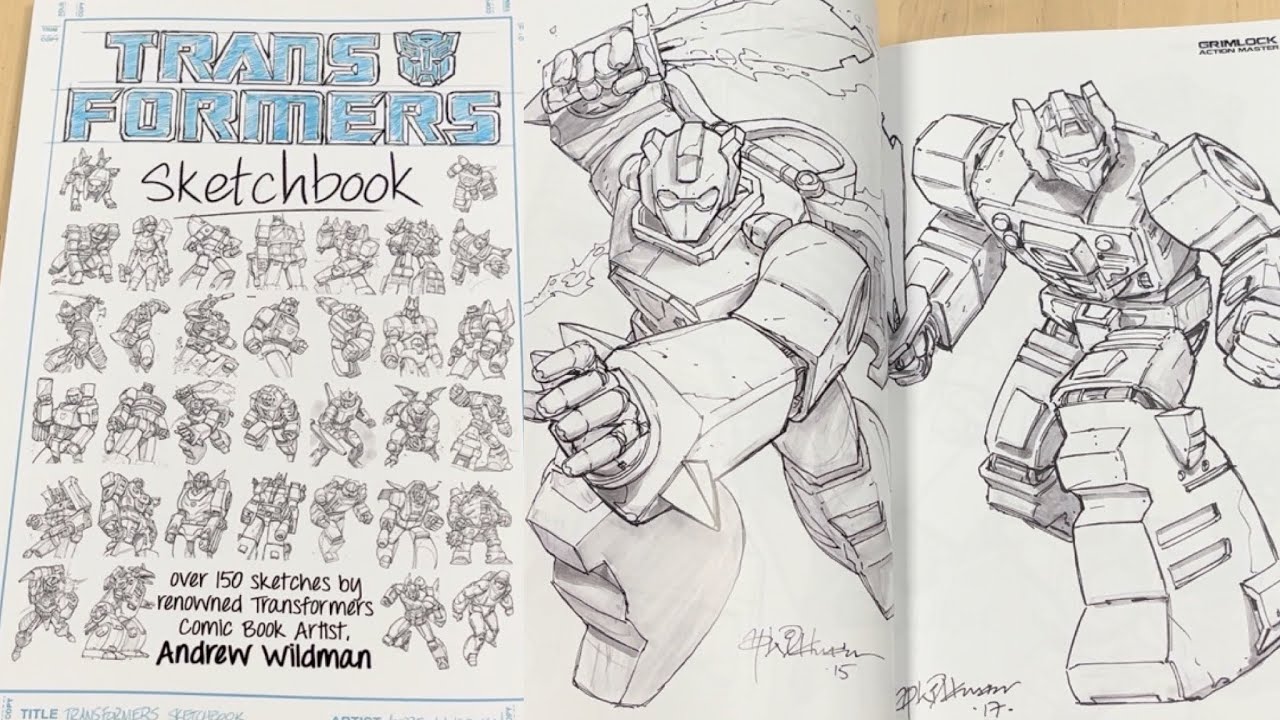 Simply stunning transformers generation one sketchbook by Andrew ...