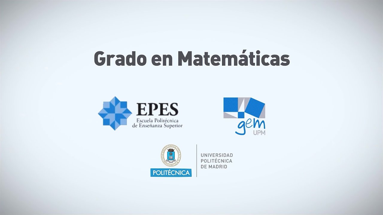 Grado en Matemáticas - YouTube