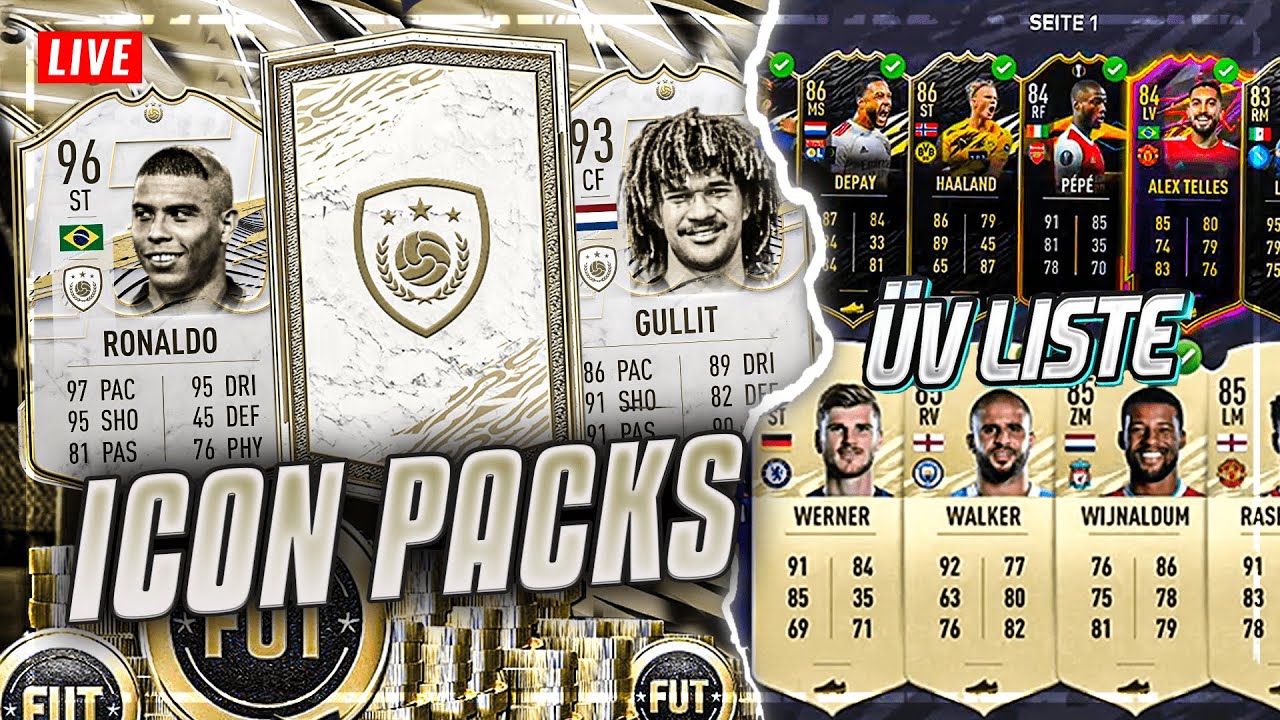FIFA 21 LIVE : EURE PRIME ICON PACKS und MEEGA ÜV LISTE😱+ Trading Tipps ...