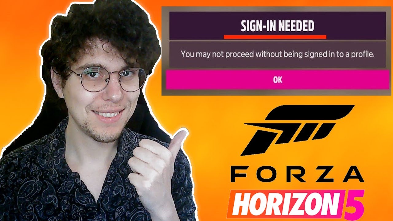 How To Fix Forza Horizon 5 Sign In Needed Error - YouTube