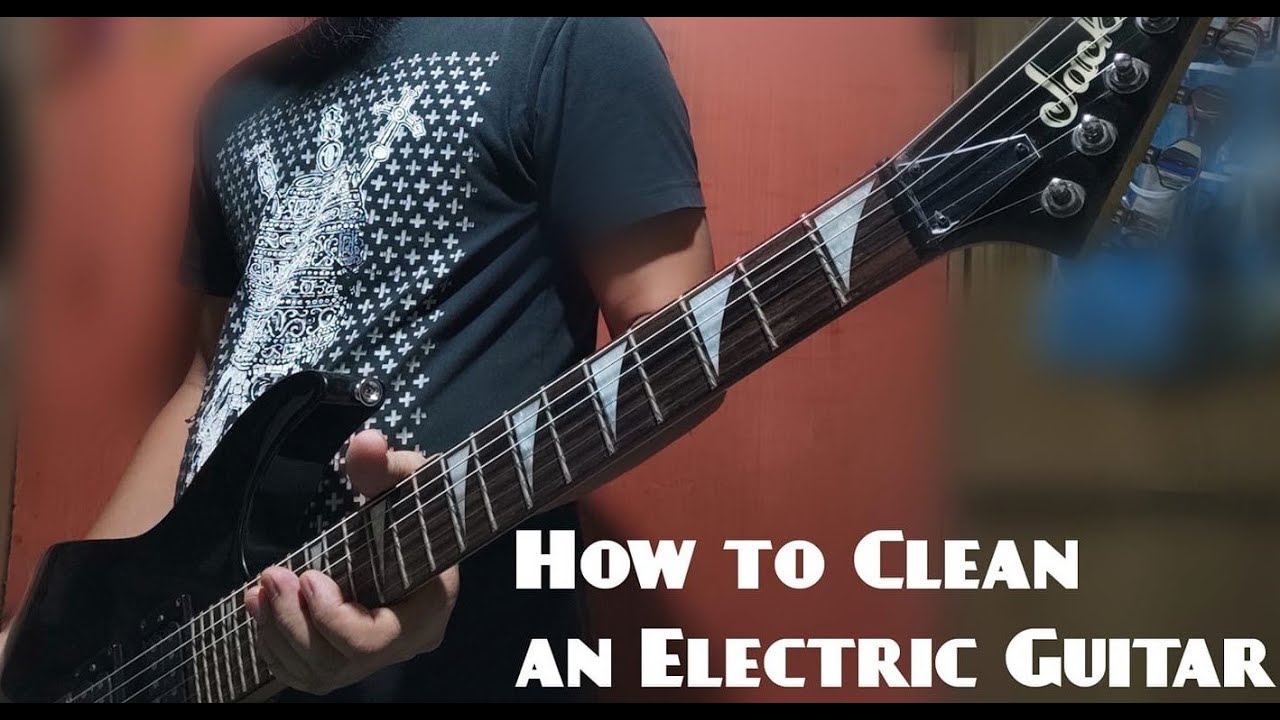 How to Clean Your Electric Guitar ( Cleaning my Jackson Guitar) - YouTube