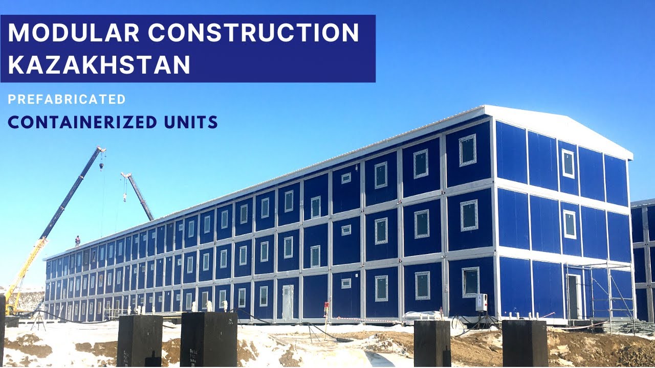 Modular Camp Construction with Containerized Units - YouTube