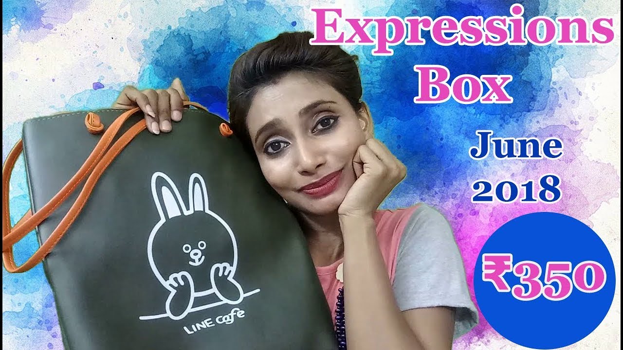 Expression Box June 2018 | Unboxing & Review | ₹350 | Giveaway ...