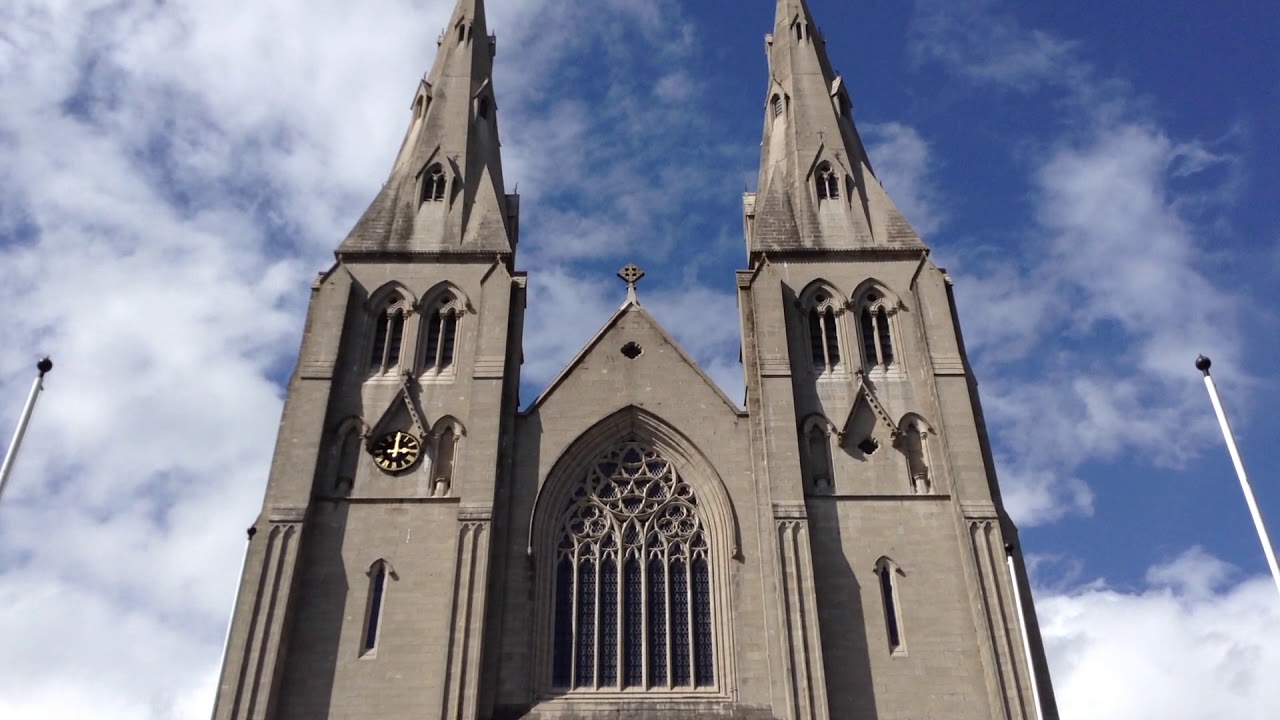 Armagh Catholic Cathedral clock chimes 3pm - YouTube
