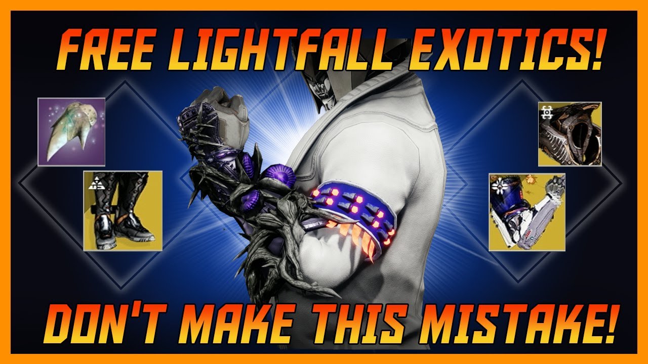 Destiny 2 - The Best Lightfall Exotics To Get - Be REALLY Careful IF ...