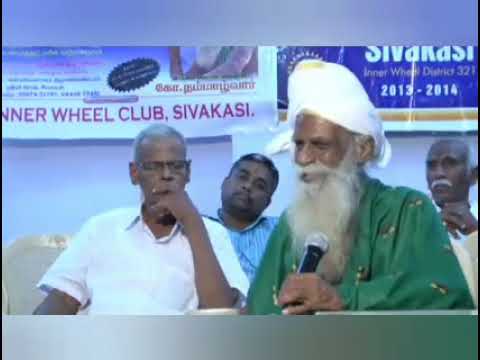 Nammalvar Speech | Organic Farming | Nammalvar Tamil Speech about Food ...