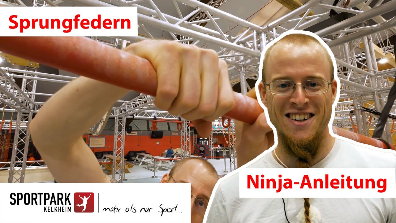 Anleitung Sprungfedern - Ninja Parcours - YouTube