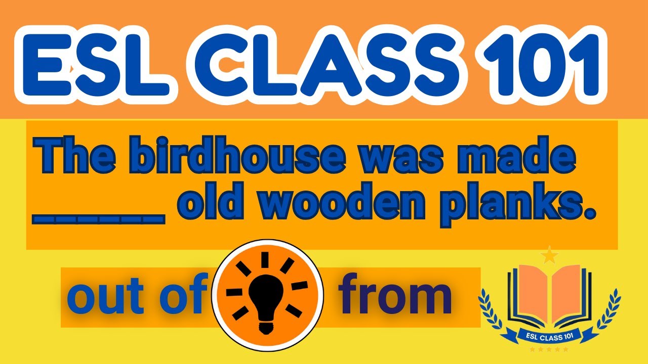 Mastering the Use of 'Made Of' and 'Made From' 4 | ESL Class 101 - YouTube
