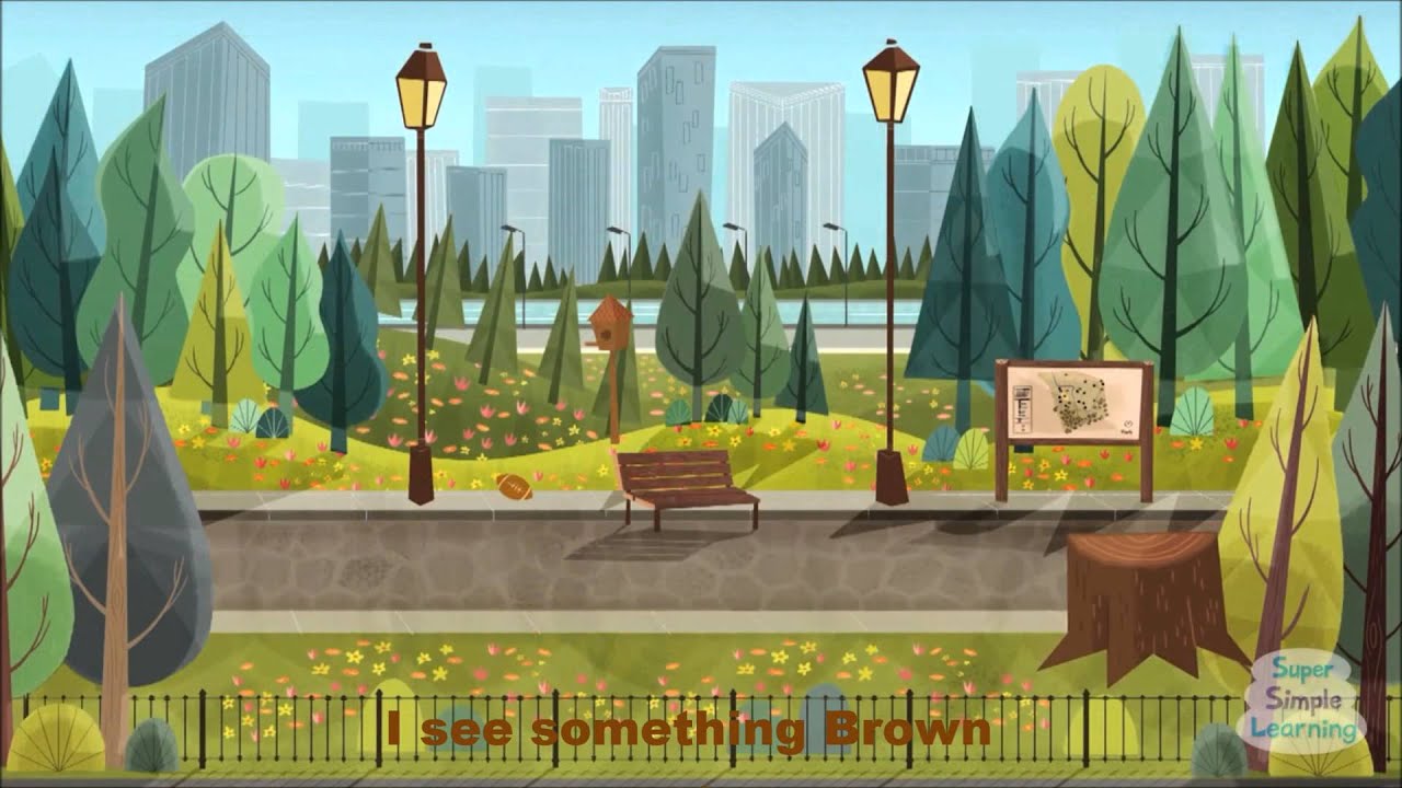 I see something Pink, Orange, Brown and Green - YouTube