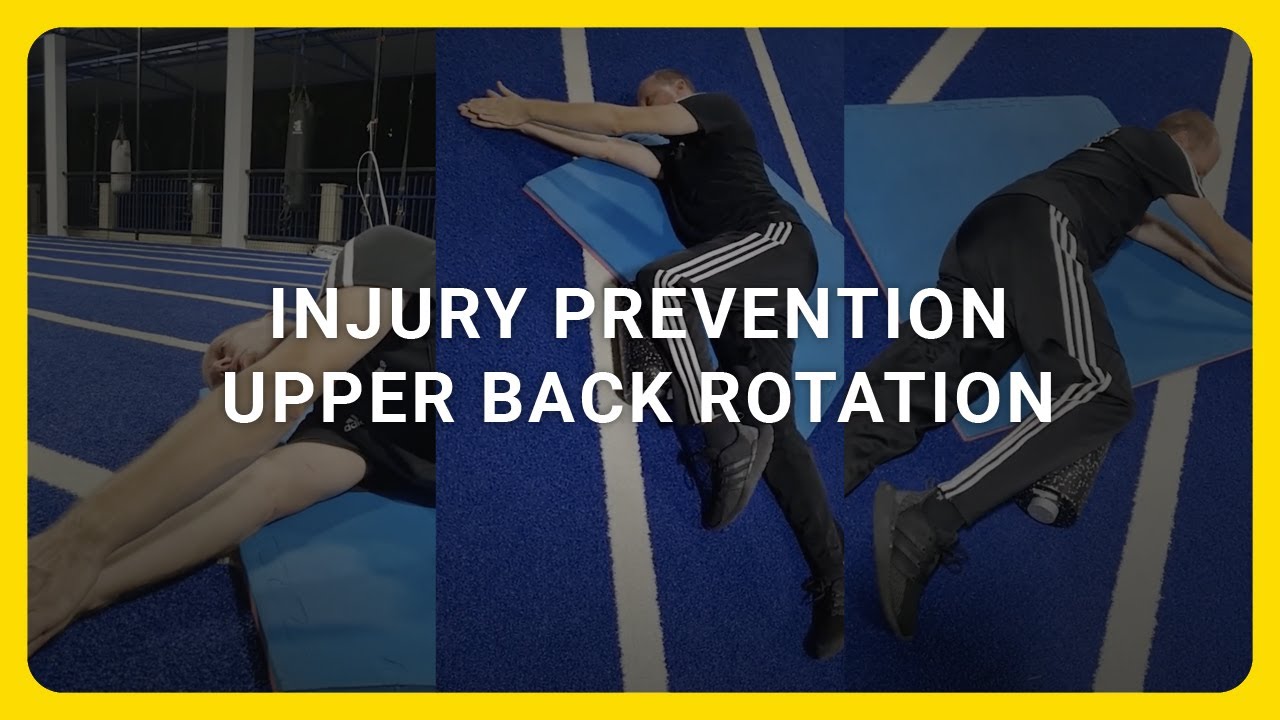 Upper back rotation - Injury prevention [Instructievideo] - YouTube