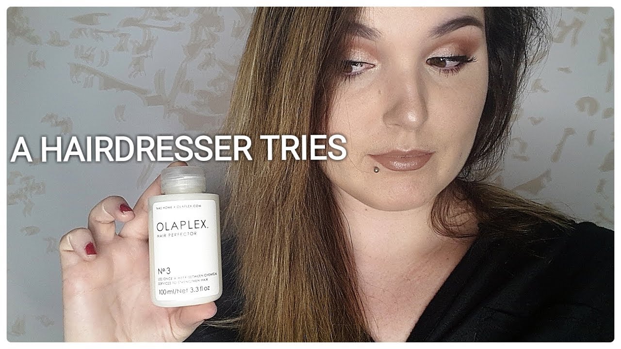 A HAIRDRESSER TRIES OLAPLEX... does it really work?? - YouTube