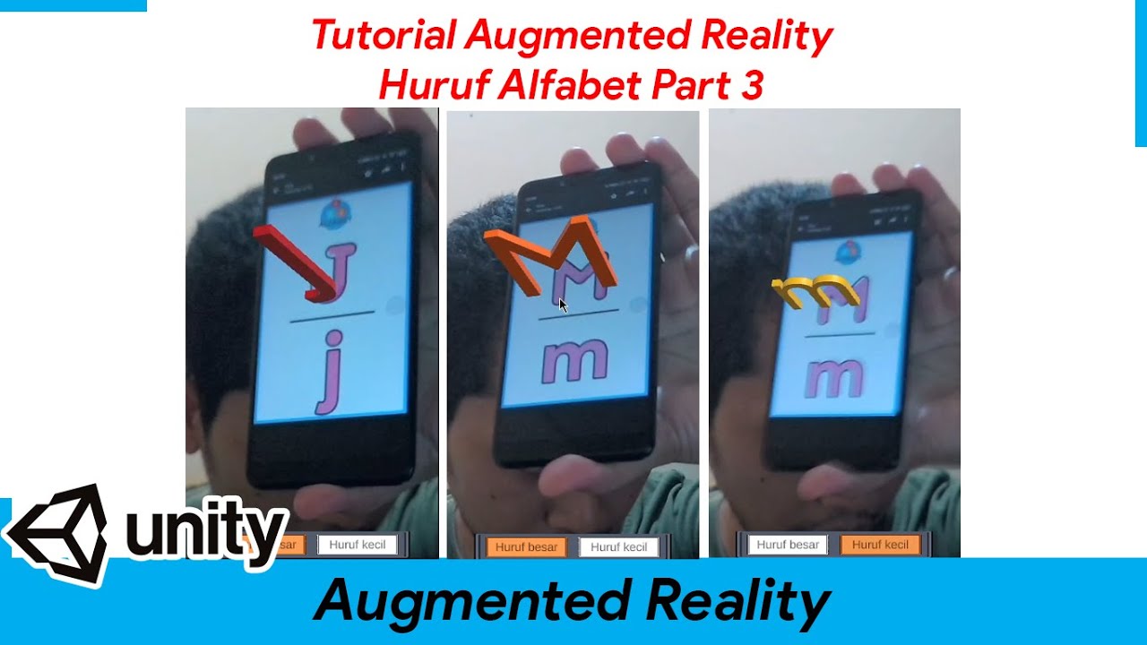 Tutorial Augmented Reality - Huruf Alfabet Part 3 - YouTube