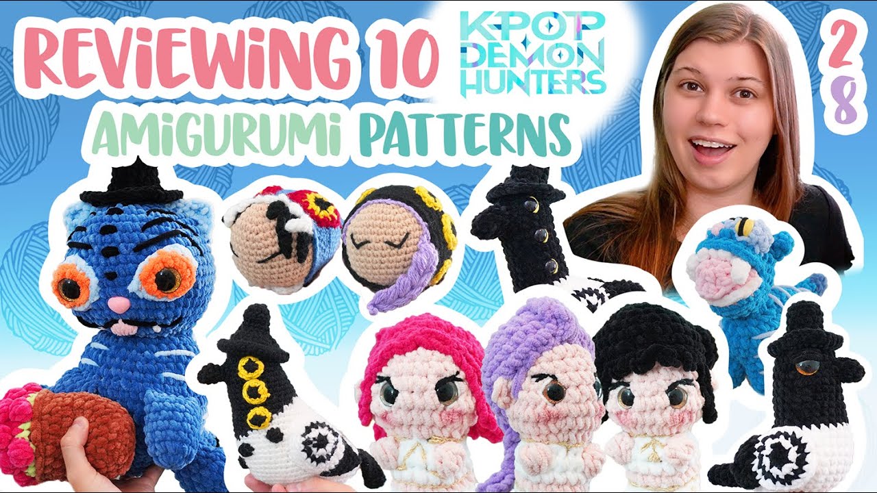 I Tried 10 FREE Kpop Demon Hunters Crochet Amigurumi Patterns... Were ...