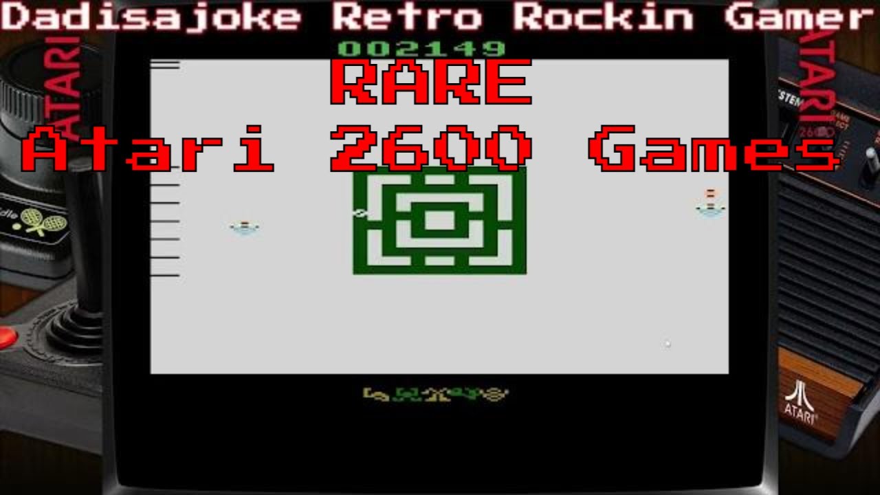 Weird and Wonderful Rare Atari 2600 Games Break Down - YouTube