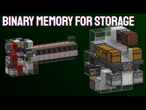 Binary Memory in Storage Tech (Minecraft Java)