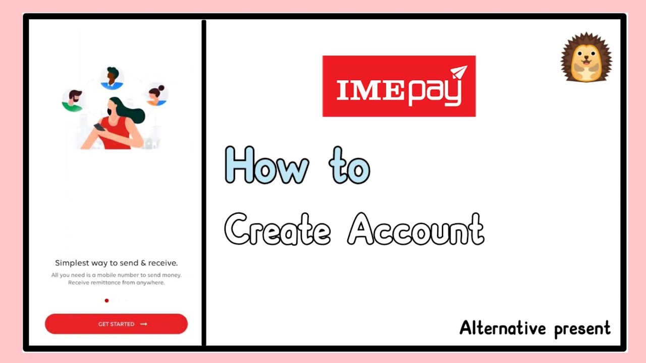 #imepay how to create account || alternative present - YouTube