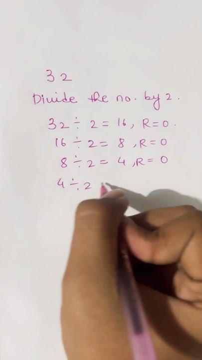 How to convert decimal to Binary number ? 💯#maths #java #dsa #short # ...