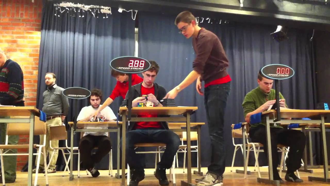 Rubiks Cube single: 13.16 - Christian Ferm SCD 2010 - YouTube