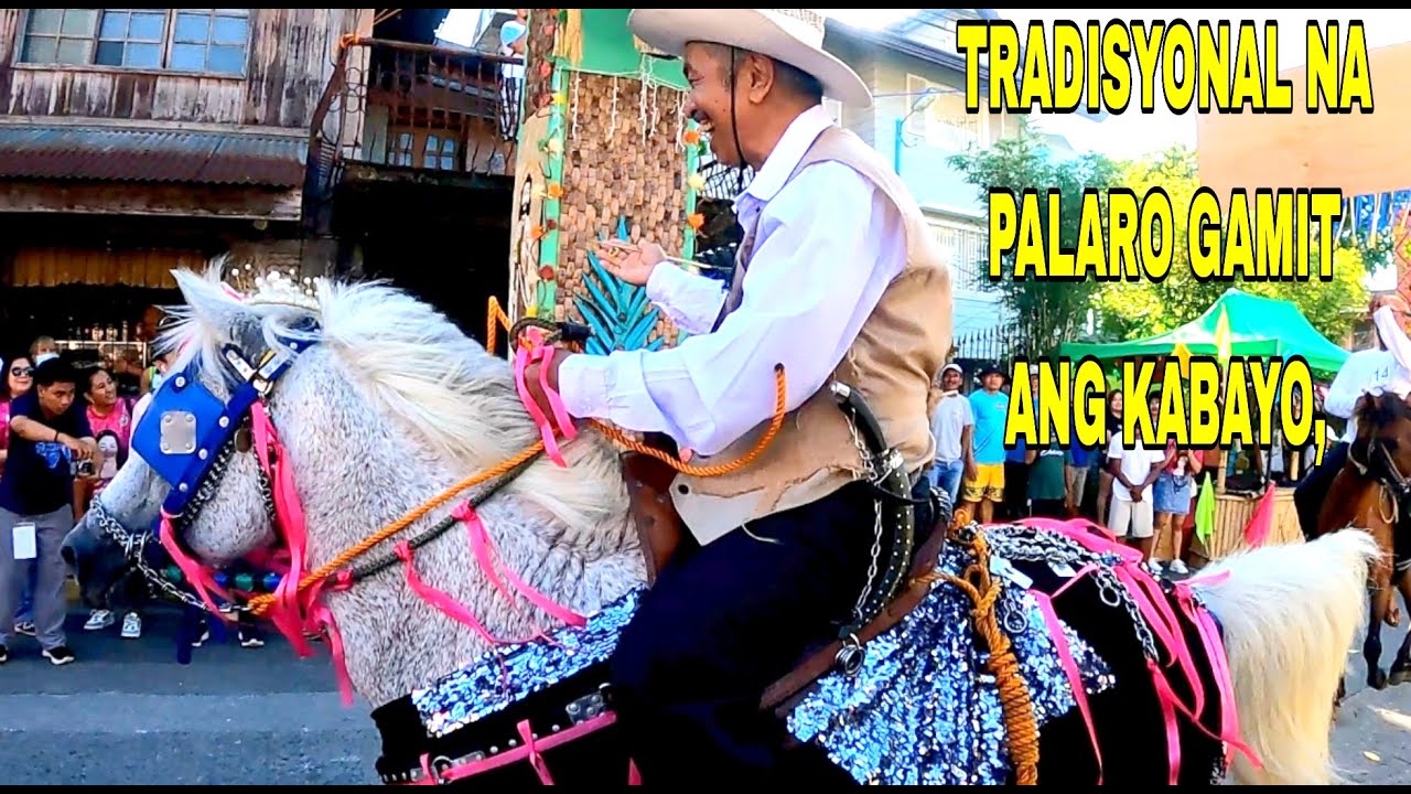 TRADISYONAL NA PALARO GAMIT ANG KABAYO - YouTube