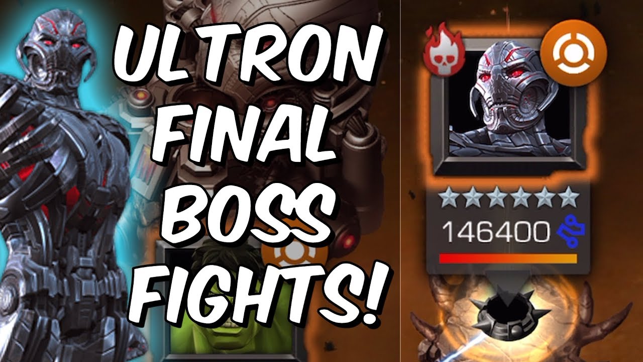 All Ultron Final Boss Fights - Chapter 3 Ultron's Assault: Variant ...