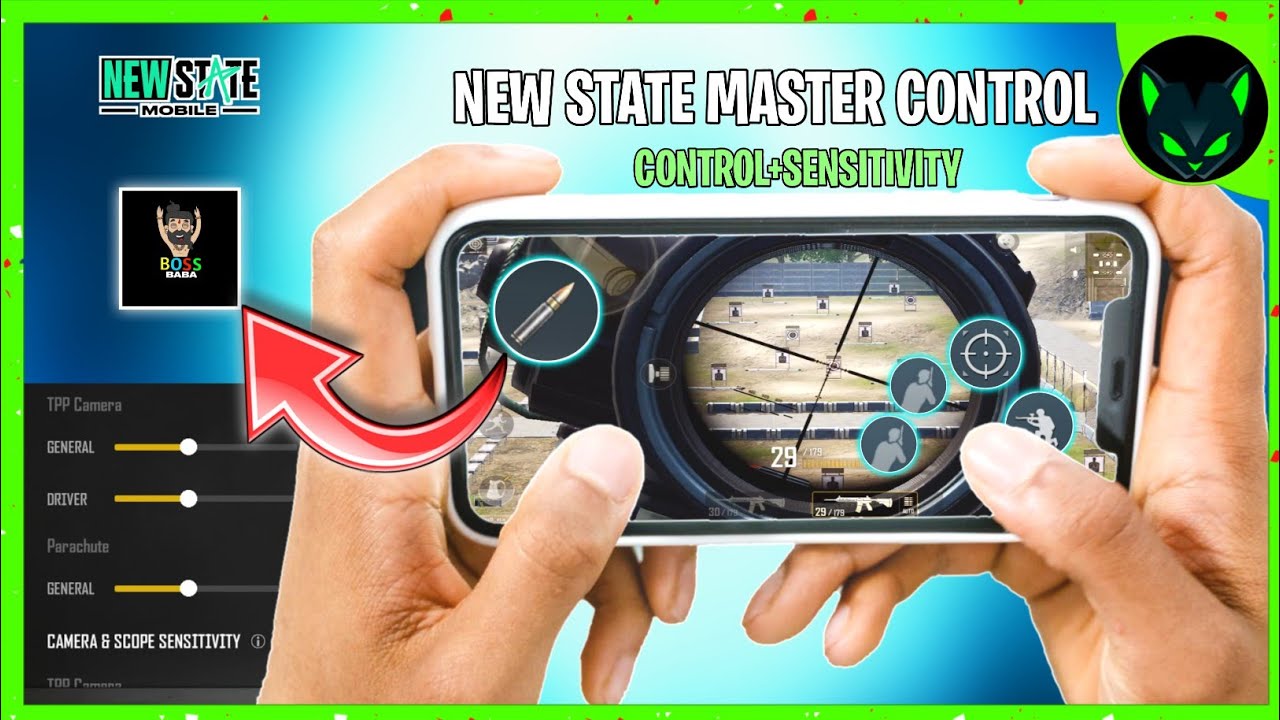 NEW STATE Mobile | 3 Finger Control Code | Sensitivity + Control | PUBG ...