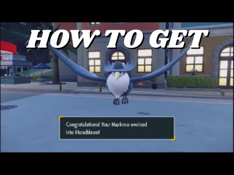 HOW TO EVOLVE MURKROW INTO HONCHKROW IN POKEMON SCARLET AND VIOLET ...