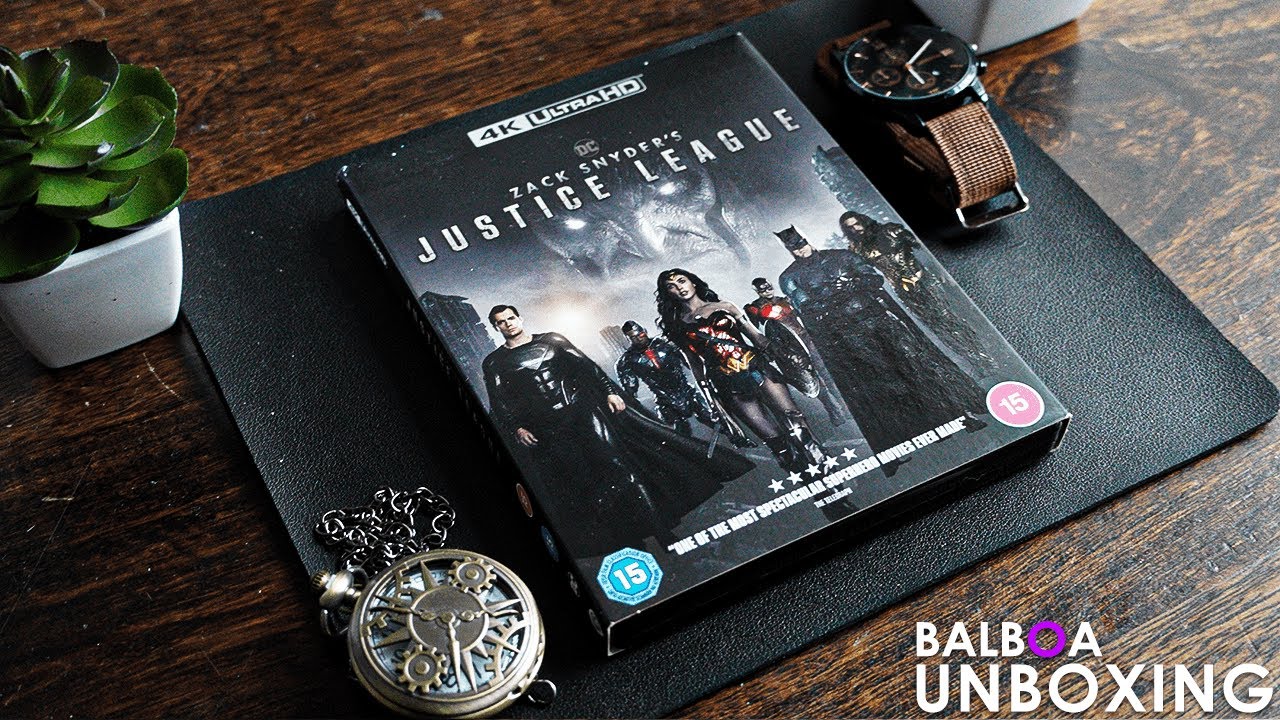 Justice League Snyder Cut [4K Ultra-HD Blu-Ray] | ASMR Unboxing - YouTube