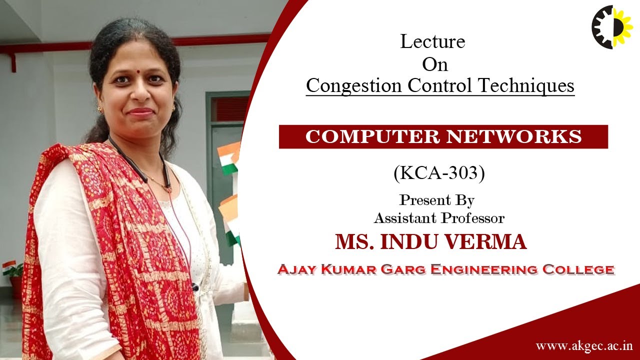 ''Congestion Control Techniques'' Computer Networks By Ms Indu Verma ...
